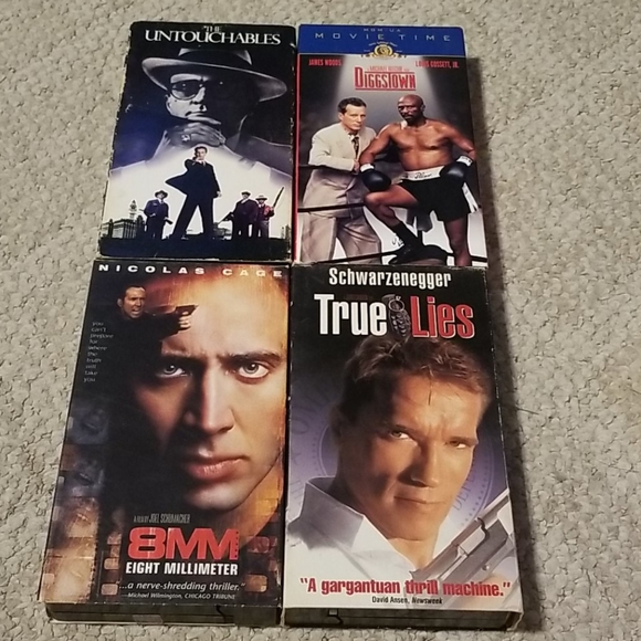 Other | 4 Vhs Movies | Poshmark